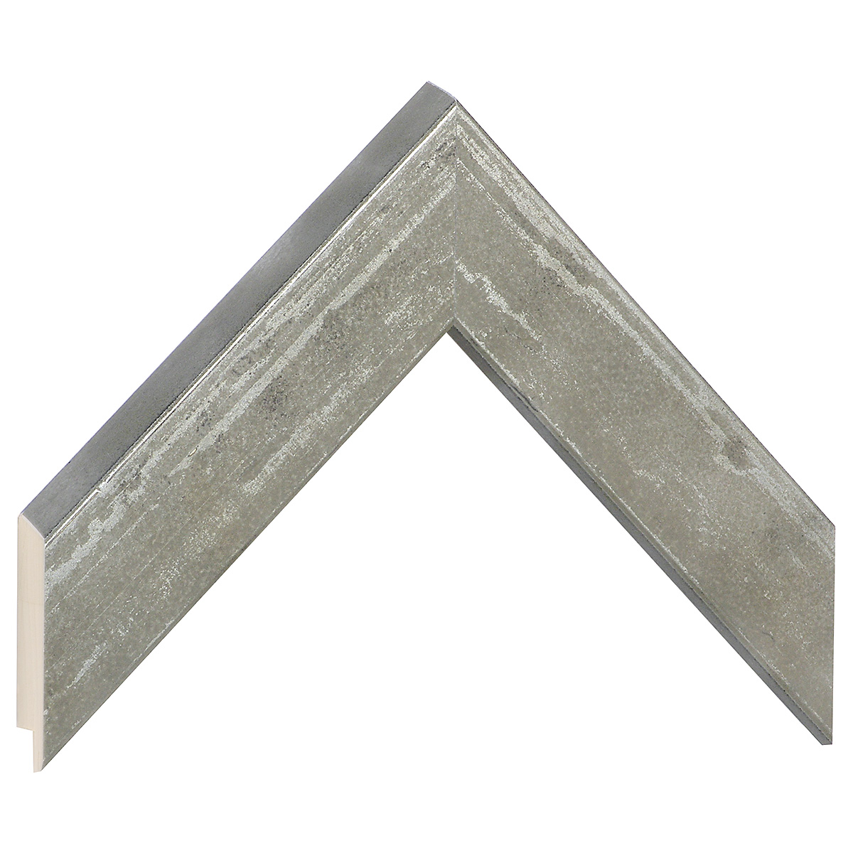 Asta abete larg.41mm alt.20 - screziata colore peltro | Rinaldin Cornici